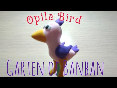 How to Make Opila Birds from Garten of Banban | Clay Art - YouTube