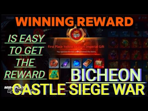 MIR4 PLAY: Bicheon Castle Siege War | Easy Reward With Darknyan Restore ...