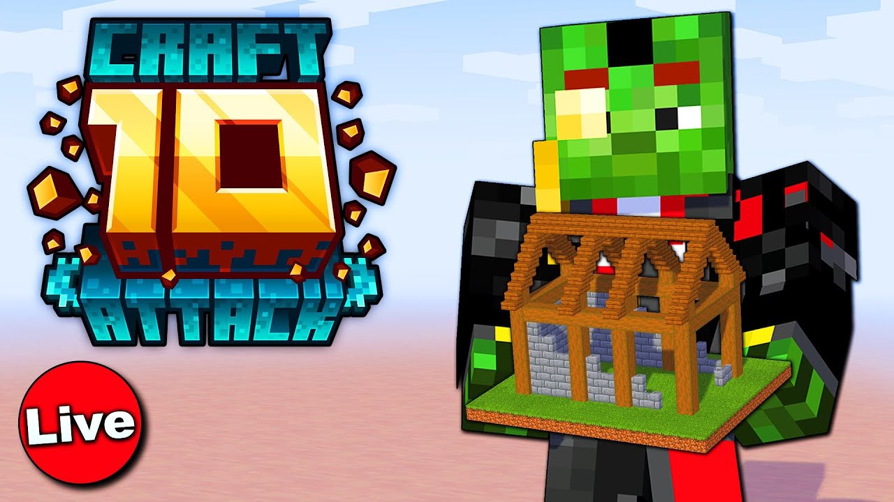 Minecraft Geheimagentenbasis bauen 🔨 Craft Attack 10 Live #044 - YouTube