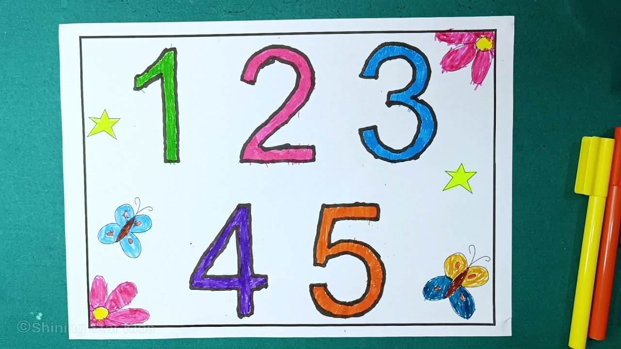 1-5 Numbers | Counting Numbers | Learning Numbers | Kids Learning ...