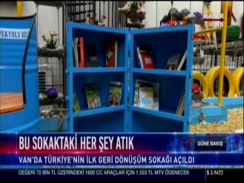 İpekyolu Belediyesi Geri Dönüşüm Sokak Habertürk  TV Ekranlarında 2017