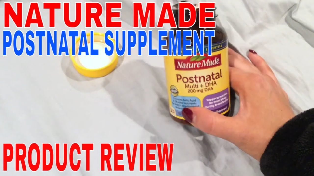 Nature Made Postnatal Multi DHA Supplement Review 🔴 - YouTube