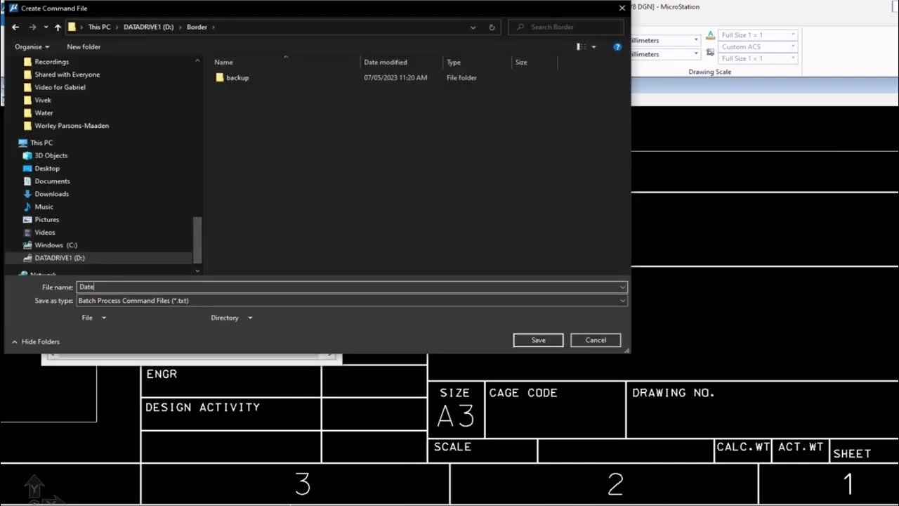 MicroStation - Macro and Batch Process - YouTube