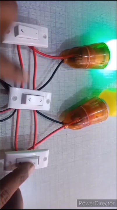 Two way 3 switch 2 Holder connection #करना सिखे - YouTube