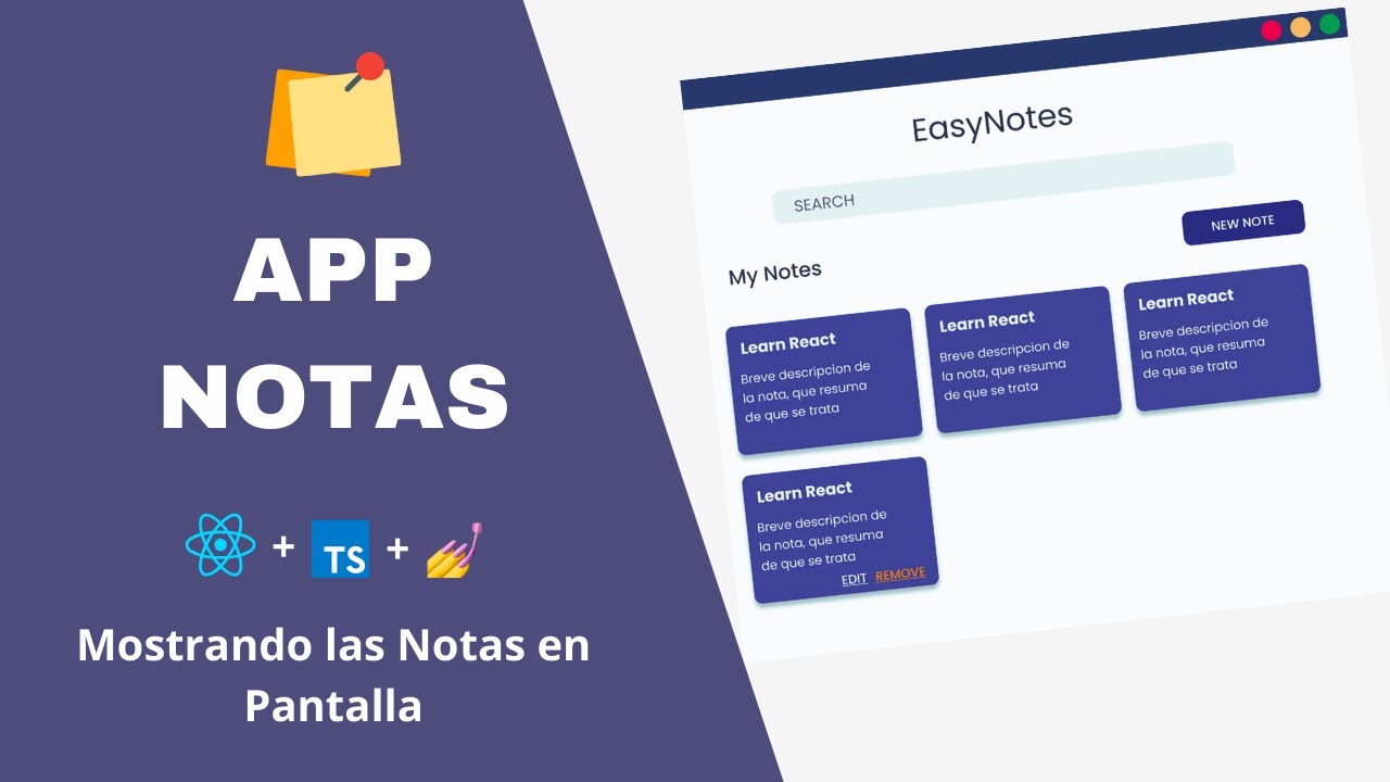 ⚛️ [App Notas] Parte 4 - Mostrando Notas en Pantalla | REACT ...