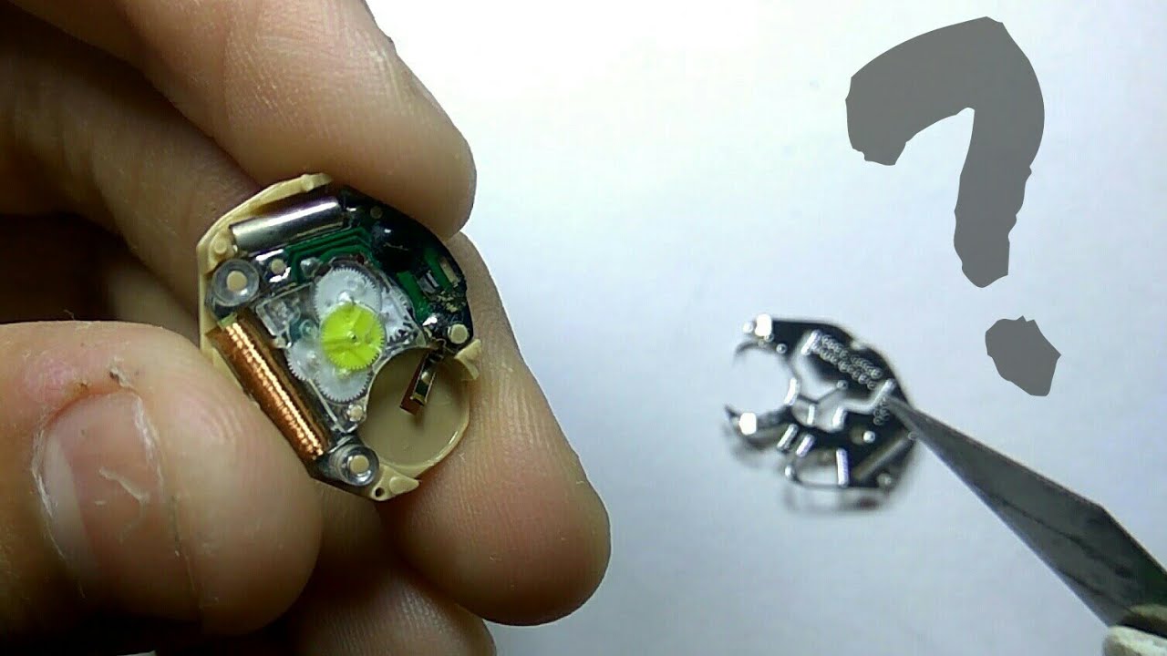 WHAT'S INSIDE the cheapest Quartz Watch movement? - YouTube