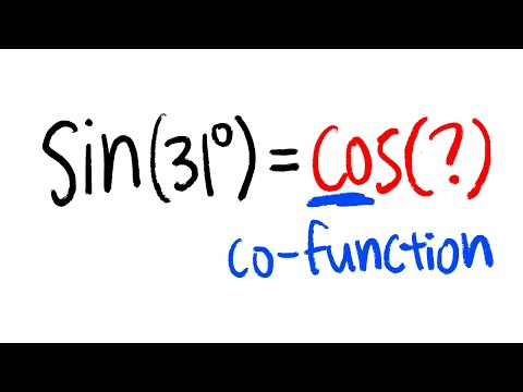 Rewrite in terms of their cofunctions - YouTube