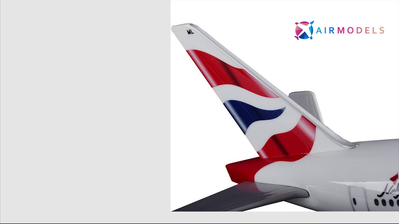 British Airways Boeing 777 - Resin Aircraft Model - YouTube