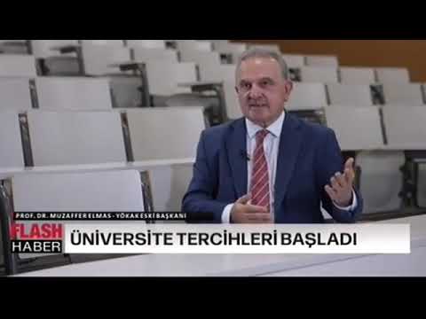 Rektörümüz Prof. Dr. Muzaffer Elmas, tercih dönemiyle ilgili olarak Flash Haber'e konuk oldu.