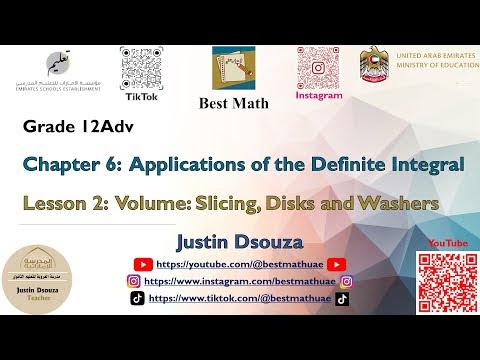 G12 C6L2 Volume Slicing, Disks and Washers - YouTube