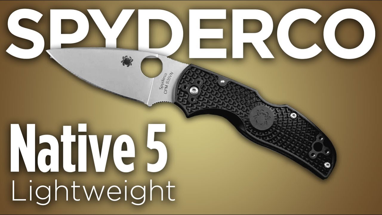 Spyderco Native 5 Lightweight: Knife Review - YouTube