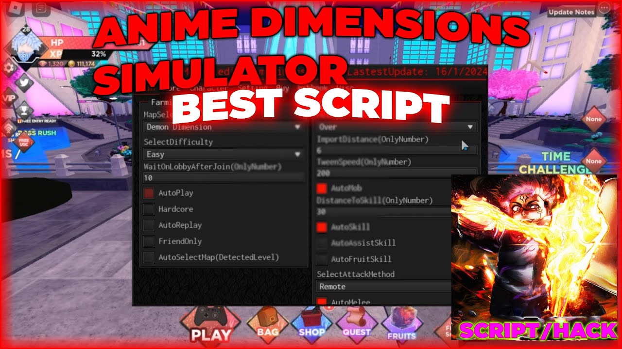 [NEW] Anime Dimensions Simulator Script | Auto Raid, Auto Farm, Auto ...