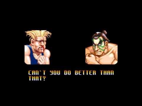 Street Fighter 2 Remastered Edition (Genesis)- Guile Playthrough 1/4 - YouTube