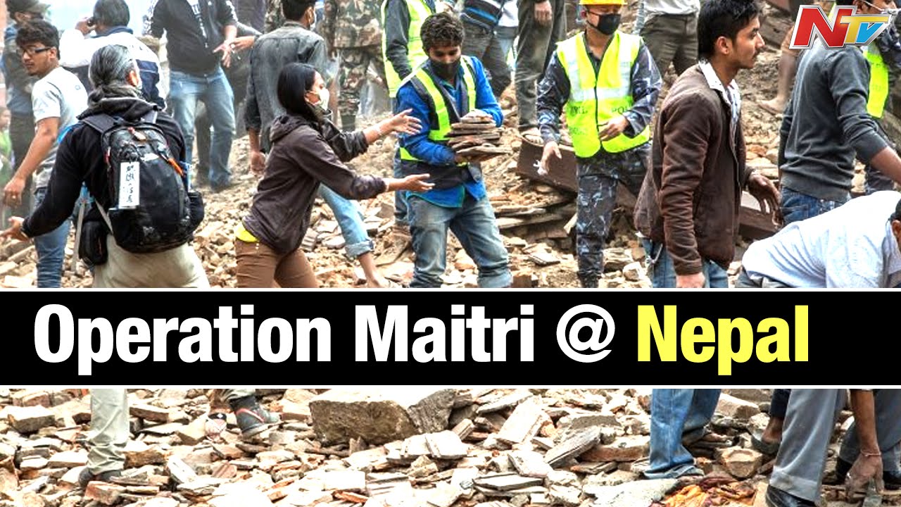 India begins 'Operation Maitri' after Nepal earthquake - Part 2 - YouTube