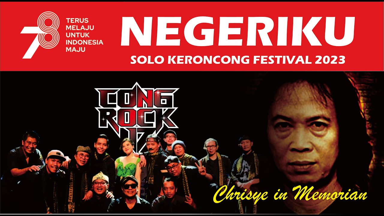 Negeriku (Chrisye) - CONGROCK 17. Solo Keroncong Festival 2023 - YouTube