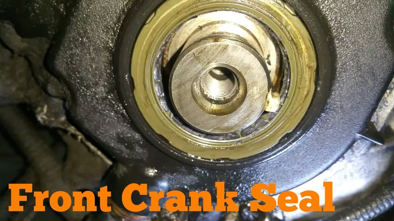 1998 C1500 Harmonic Balancer & Front Crankshaft Seal - YouTube