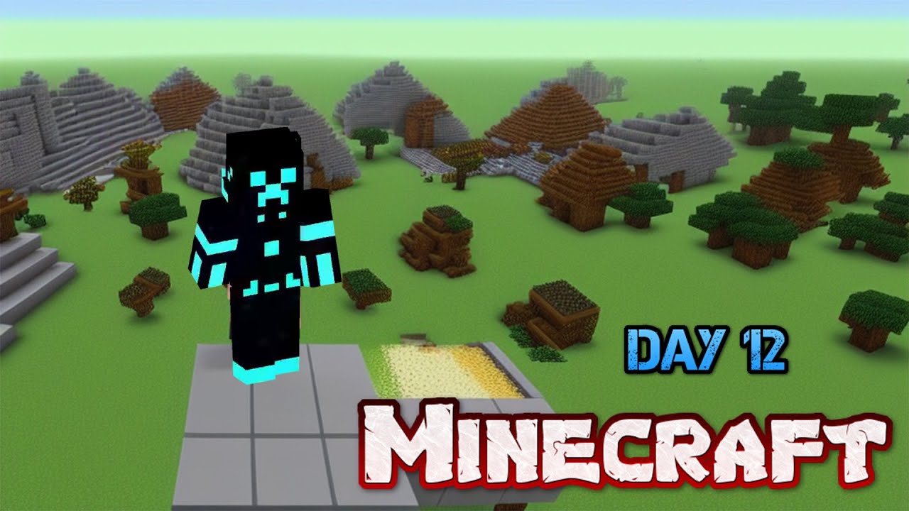 Minecraft Day 12: Ultimate Material Gathering & Village Path Creation ...