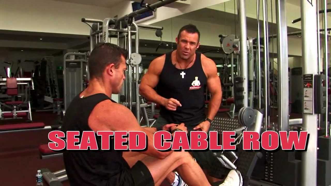 Seated Cable Row Exercise - YouTube