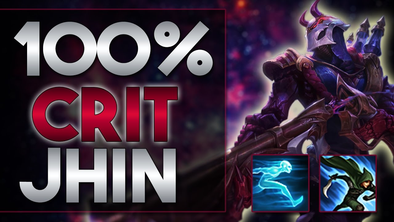 100% Crit Jhin Midlane + Ghost Stormraiders - YouTube