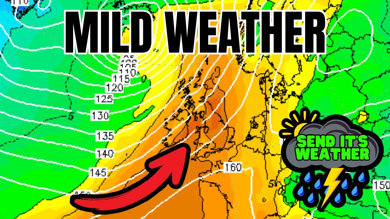 Mild, Wet and Windy Weather! Its On The Way! - YouTube