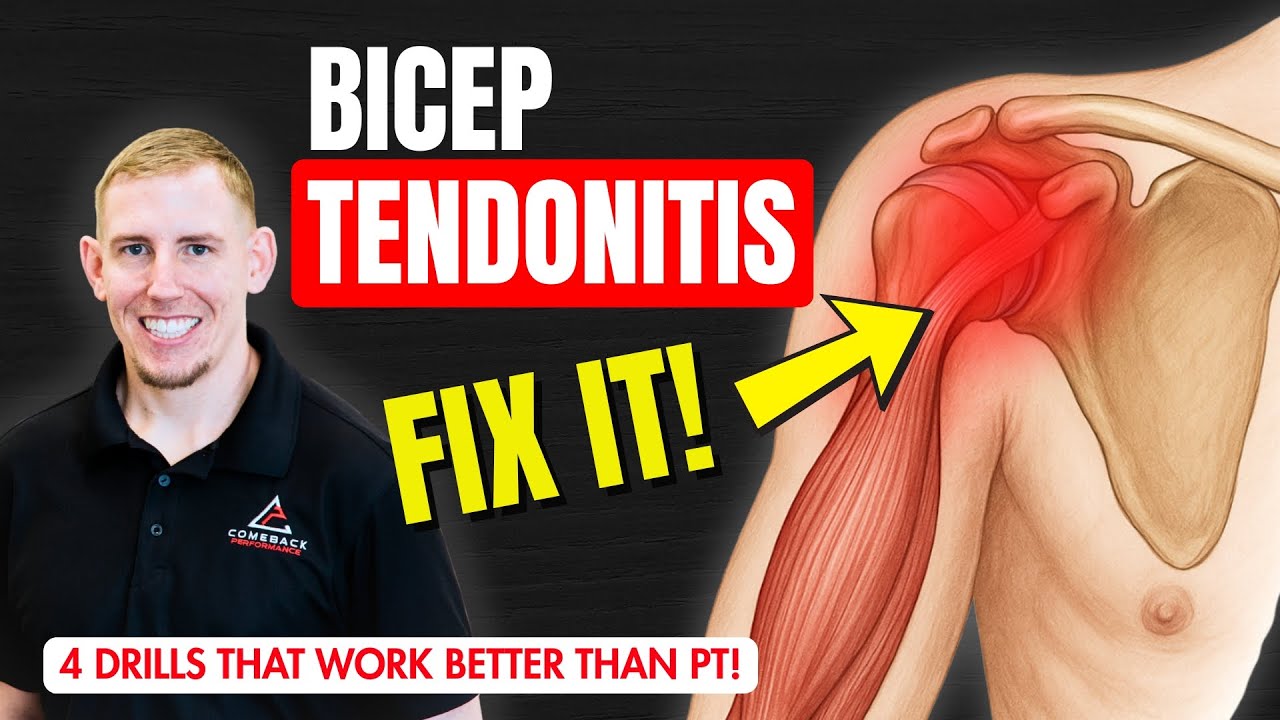 Biceps Tendonitis Rehab: 4 Drills That Work Better Than PT - YouTube