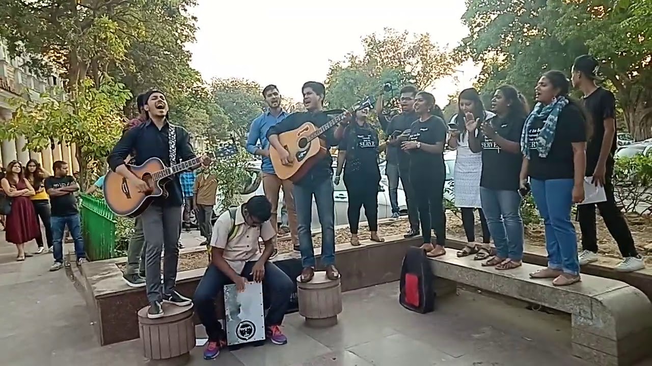 Christian Flash Mob | Flag church youth | @ Connaught place, New Delhi ...