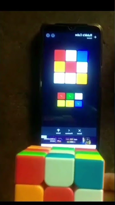 How to solve 3x3 Rubik's cube with Mobile app #shorts app name cube solver - YouTube