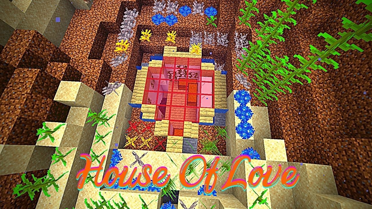 Minecraft | House of love 😍 in the water (easy) (#2) - YouTube