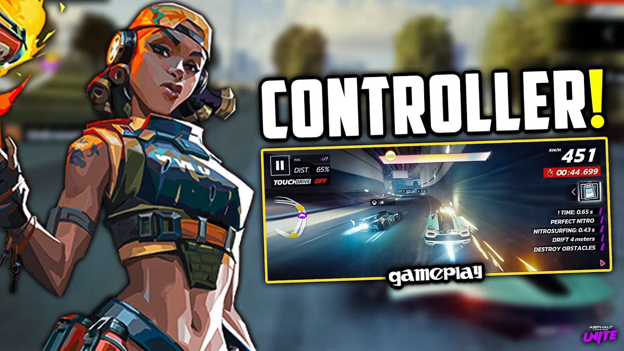 20 Mins of Unknown Learning Controller - Asphalt Legends Unite - YouTube