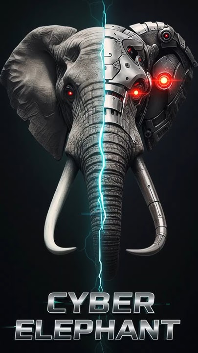 Massive Elephant Becomes Cyber Machine - YouTube