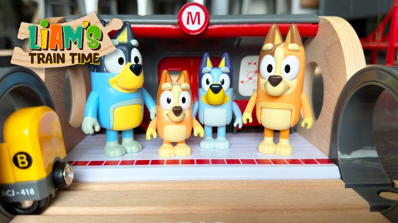 Epic Playdate: Bluey's BRIO Train Track Adventure - YouTube