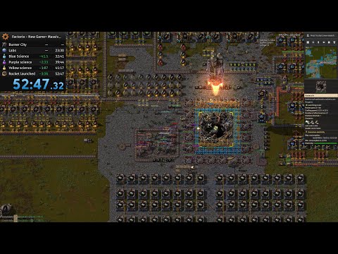 Factorio Speedrun - NG+ MMP - 52:53 [Former WR]