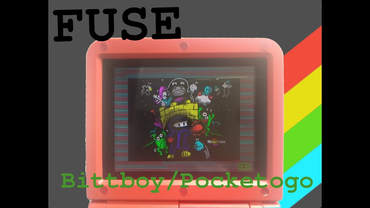 Fuse (ZX Spectrum) port for bittboy/pocketogo - YouTube