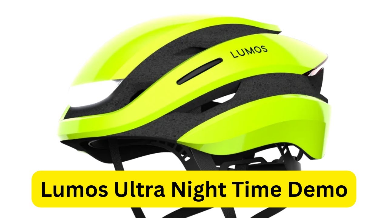 Lumos Ultra MIPS Bicycle Helmet - Night Time Demo @RideLumos - YouTube