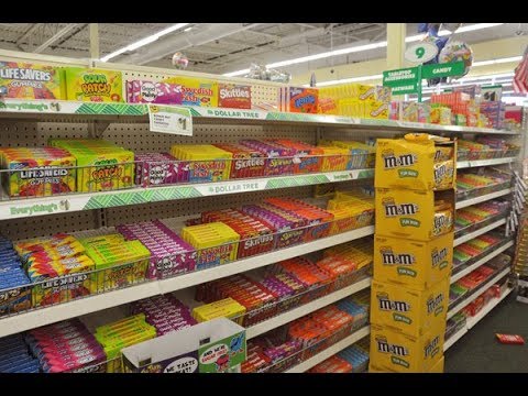 Trying Dollar Tree Candy W/My Cousin! - YouTube