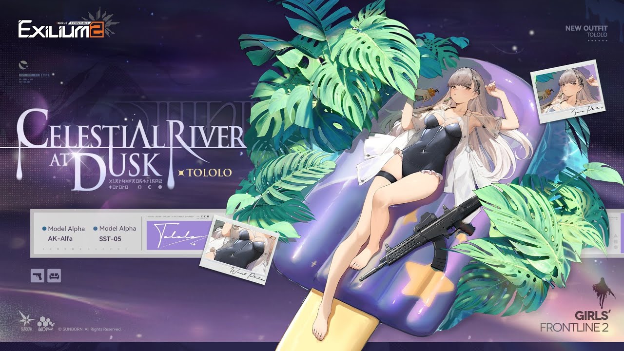 Girls' Frontline 2: Exilium | Tololo Outfit Showcase | Celestial River at Dusk - YouTube
