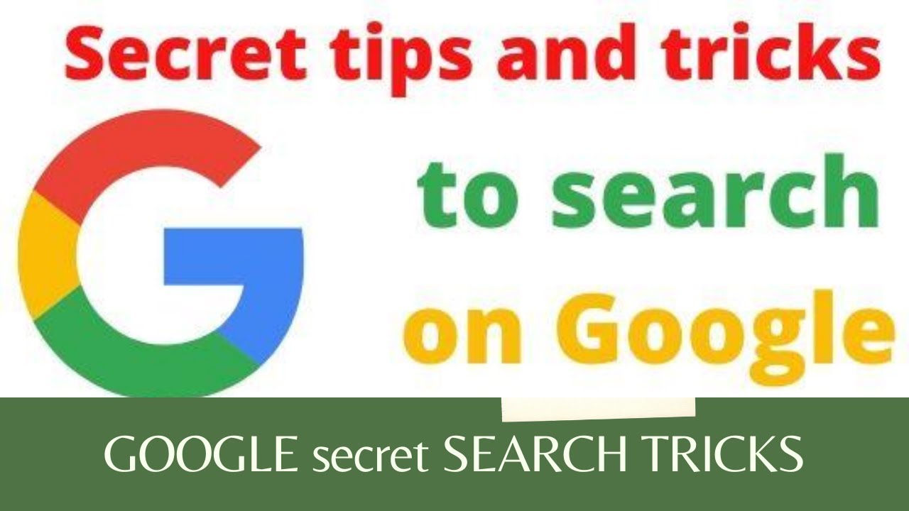 Google secret search tricks 2021 | Google secrets you don't know about ...