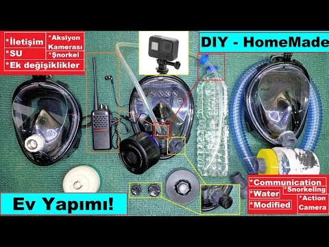 (DIY)- Profesyonel Gaz Maskesi Yapımı ve Denemesi!!!! Ev Yapımı! #prepper #KBRN #war #hazırlık