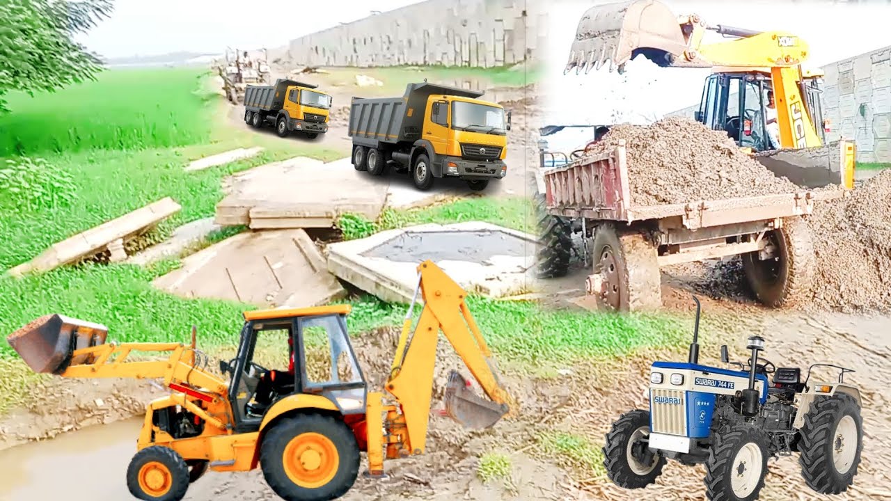 JCB 3DX Machine Learning and 5 and | Tractor and Mahindra751 Tractor ...