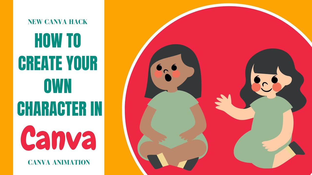 How To Create Own Character in Canva | Canva Animation | Free Tools ...