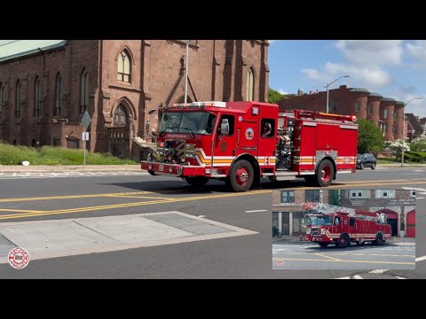 Hartford Fire Department ⭐️NEW⭐️ Engine Co. 1 with Hook & Ladder Co. 6 ...