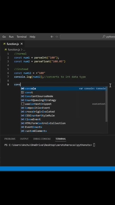 String To Number Javascript Coding Js Programing Youtube