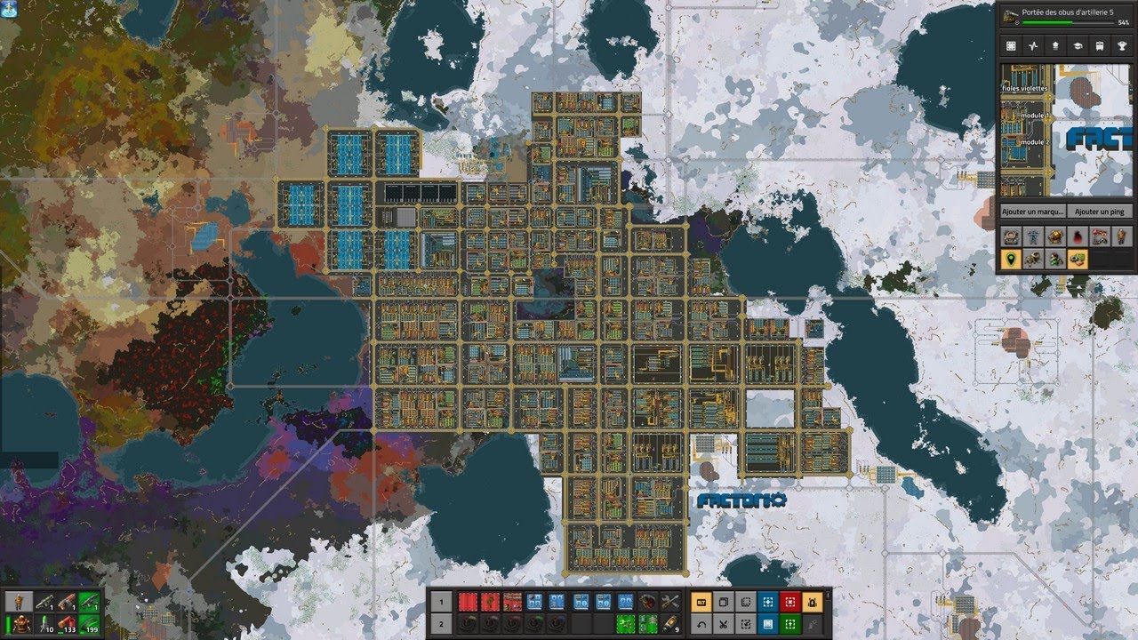 Factorio : mega base 2k fioles / minute. Partie I - YouTube
