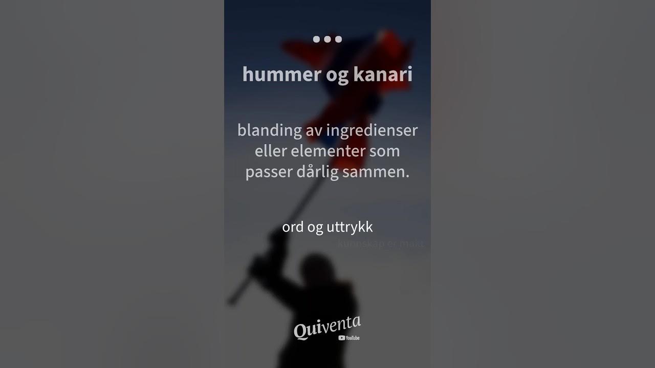 Quiventa * Ord og uttrykk - YouTube