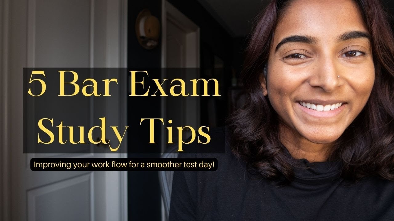 5 Bar Exam Study Tips (Ontario Bar Exams) - YouTube