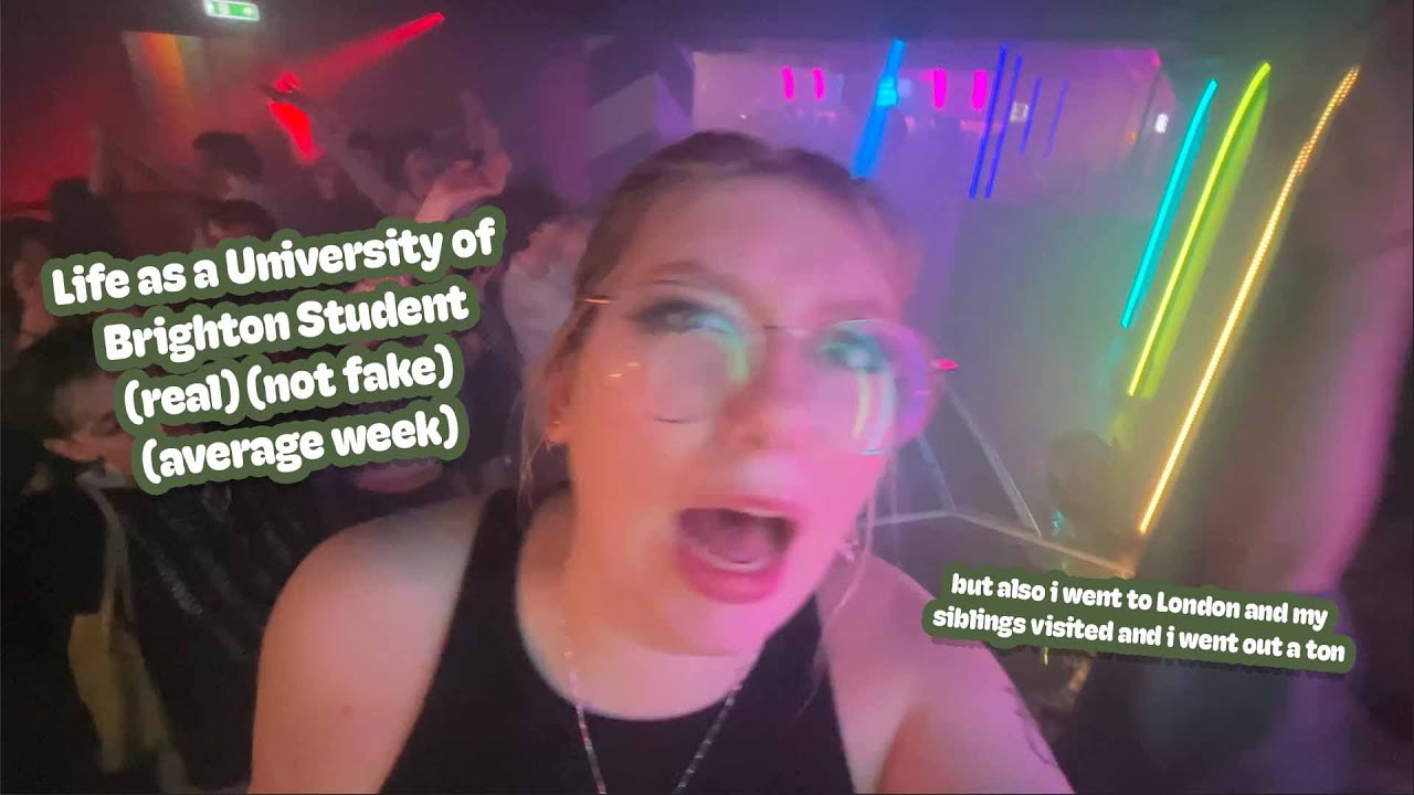 week in the life of a brighton uni student - YouTube
