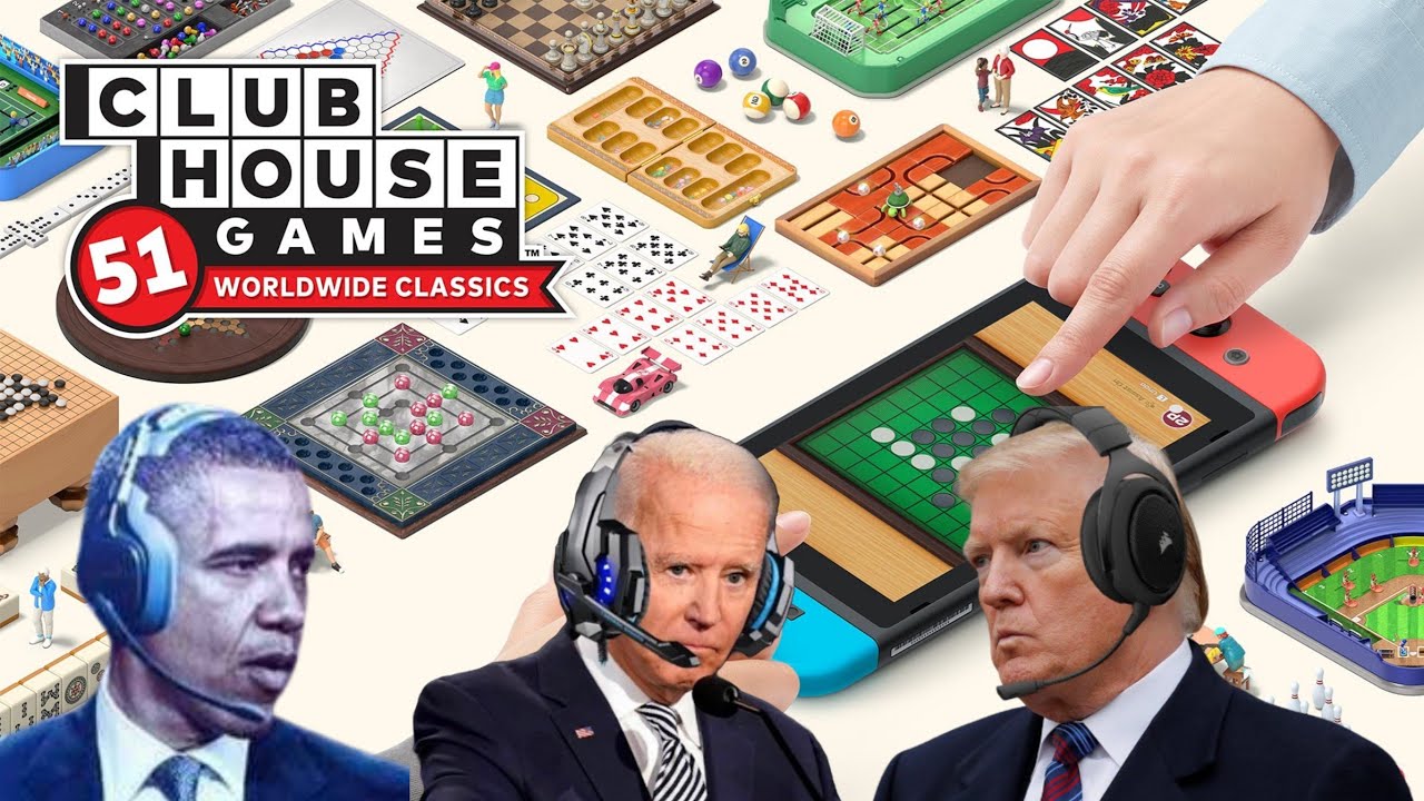 US Presidents Play Clubhouse Games 51 Worldwide Classics - YouTube