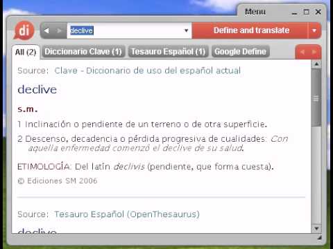 Definición de declive - YouTube