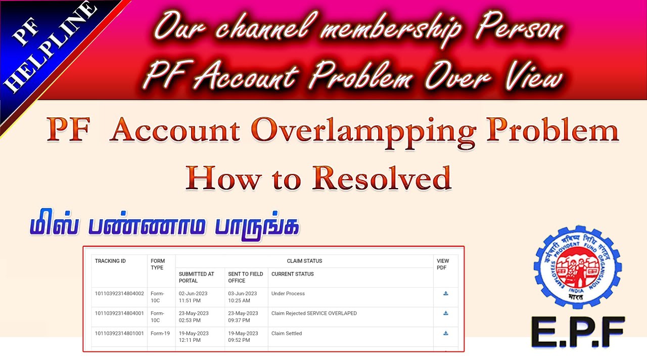 Our channel membership person PF Account Problem with Solution full ...