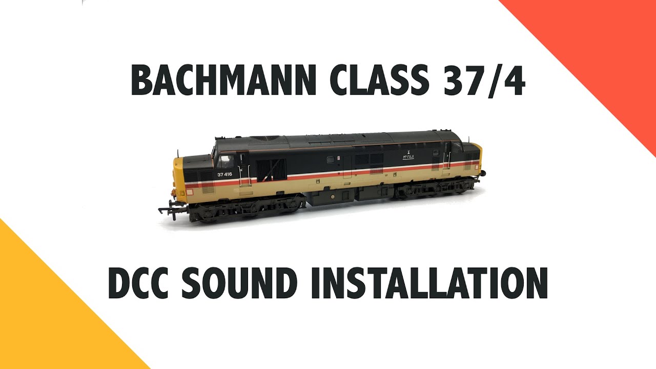 Bachmann Class 37/4 DCC Sound installation by Digitrains Ltd. - YouTube